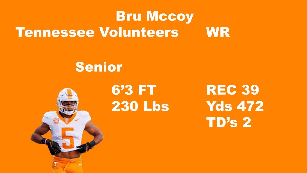 Bru Mccoy Tennessee Volunteers 2024 Highlights - YouTube