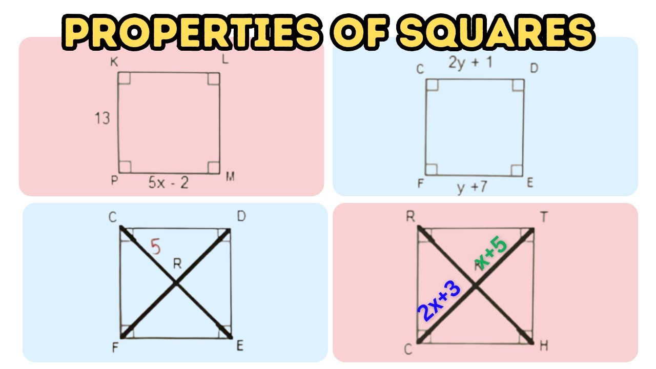 Properties of Squares - YouTube