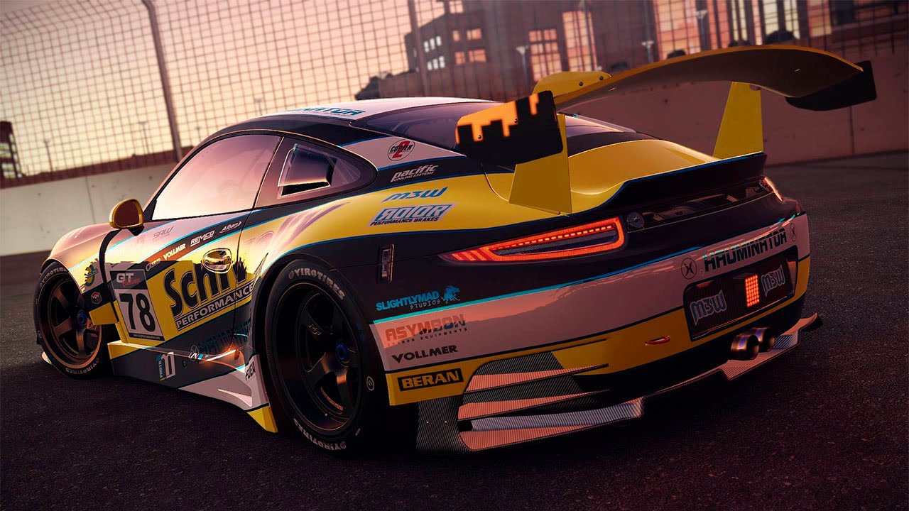 Project CARS - RUF GT3 at Dubai autodrome - YouTube