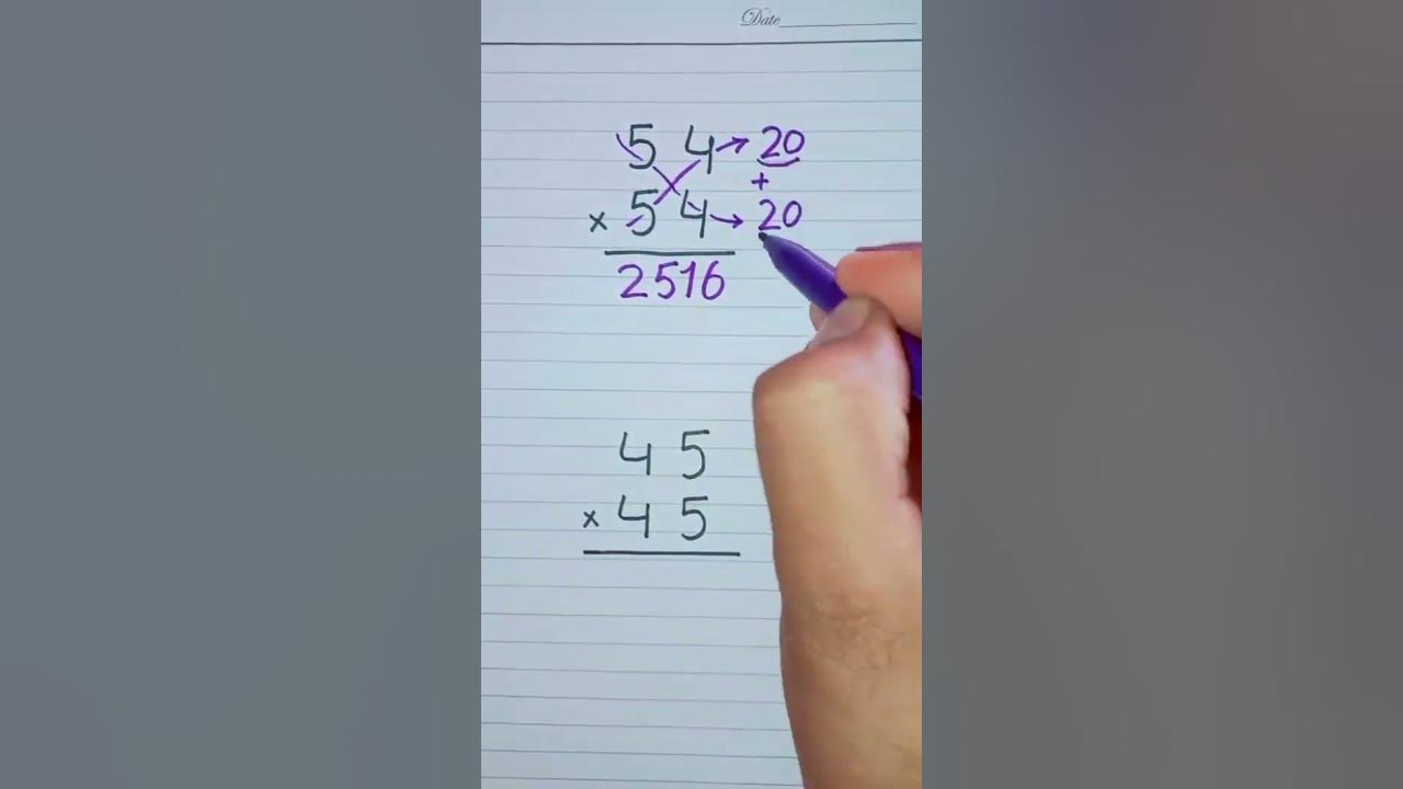 Easy Trick Of Multiplication In Math #basicmathematics - YouTube