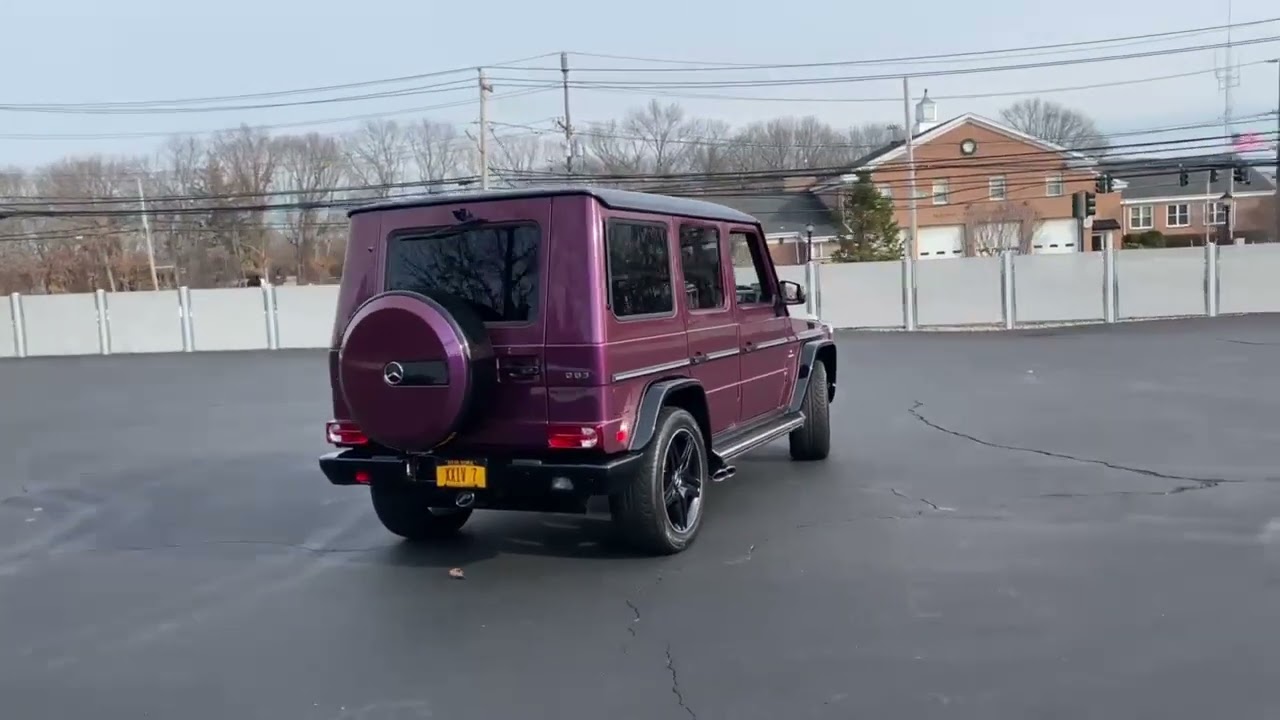 PCARMARKET Auction: 9k-Mile 2016 Mercedes-Benz G63 AMG Galactic Beam ...