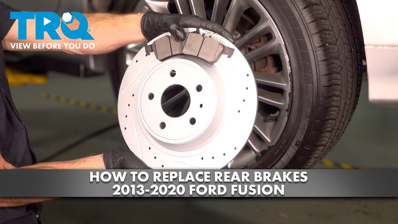 How to Replace Rear Brakes 2013-2020 Ford Fusion - YouTube