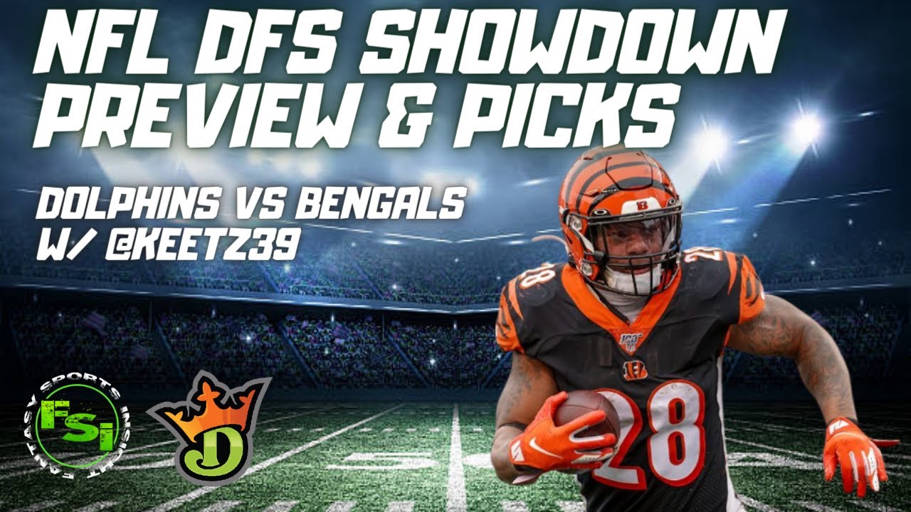 NFL DFS Showdown Preview Show - Thursday Night Football - Dolphins vs ...