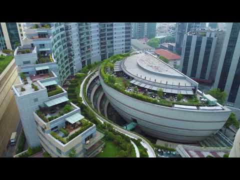 Kanyon Alışveriş Merkezi Havadan Çekim - Kanyon Shopping Center Aerial View