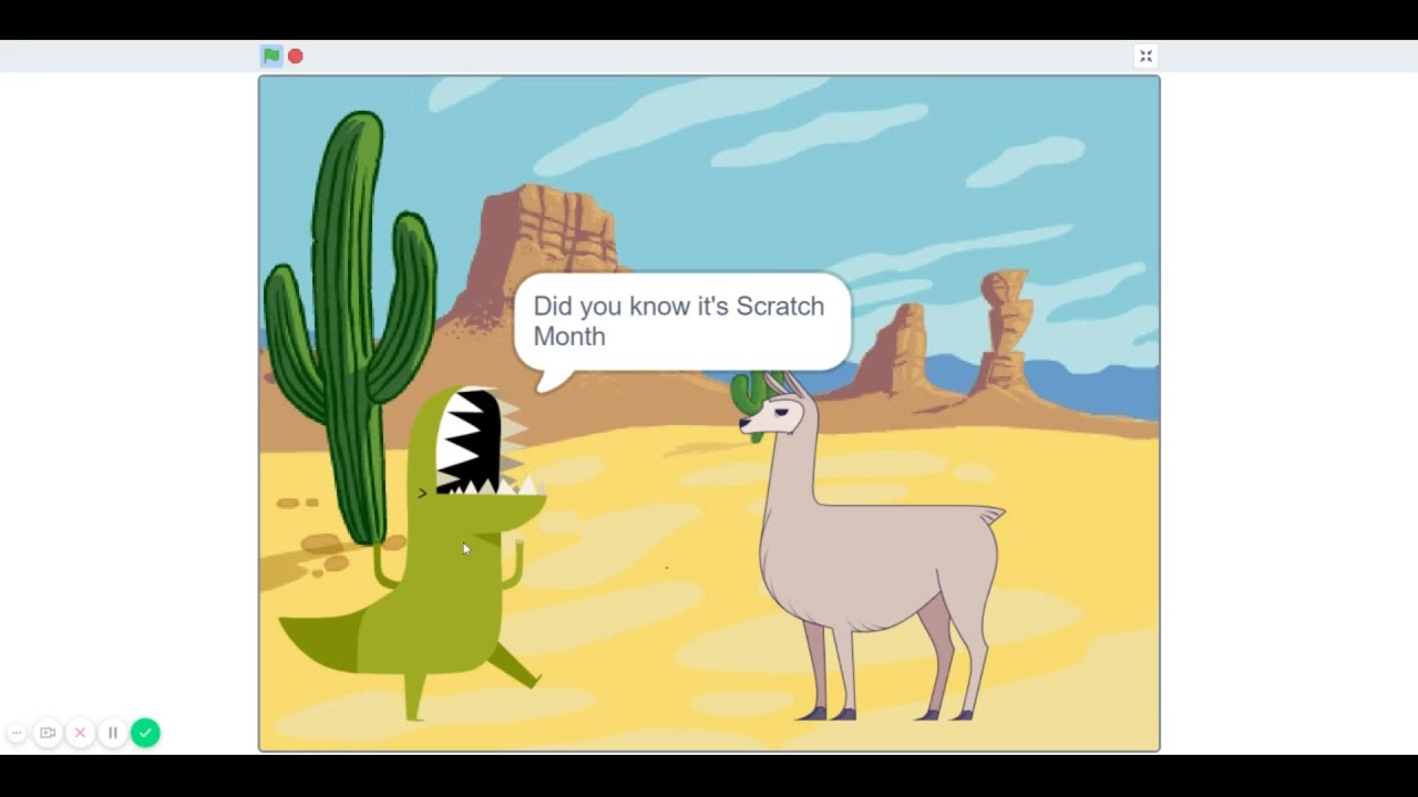 Scratch #2 Creating a Cartoon - YouTube