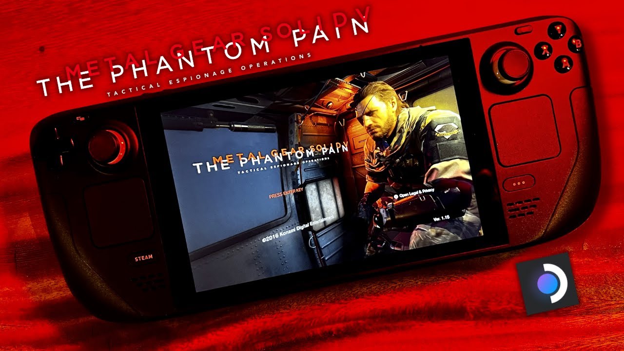 Metal Gear Solid V: The Phantom Pain - Steam Deck Gameplay (Extra High ...