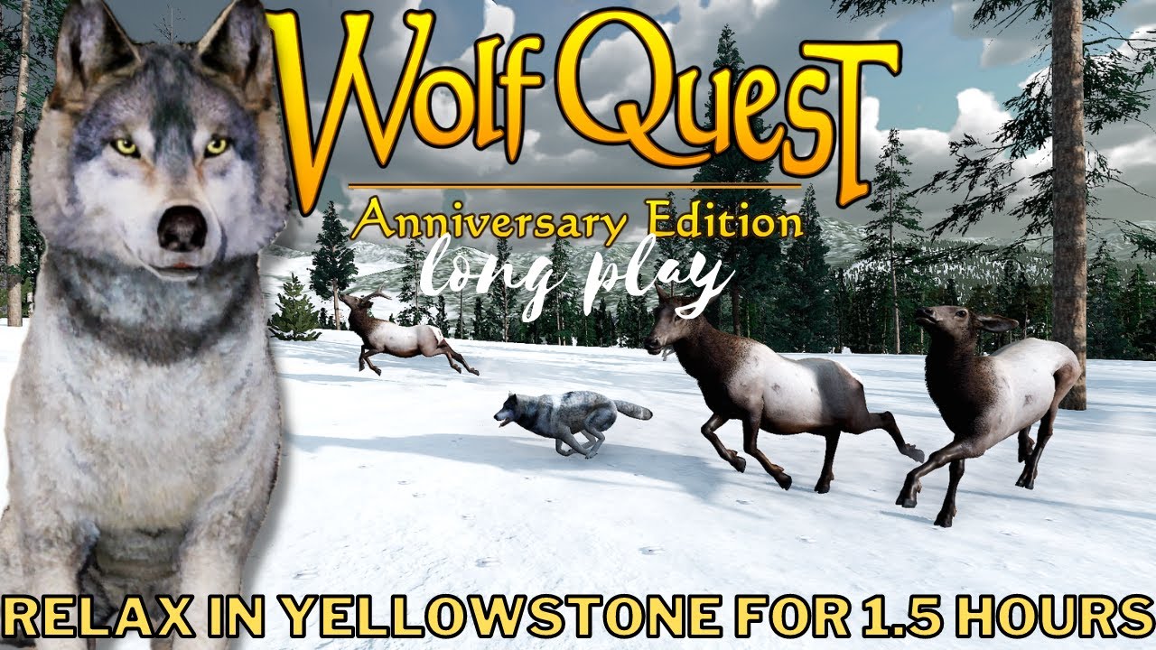 WolfQuest Longplay - Peaceful Winter Exploration Gameplay (No ...