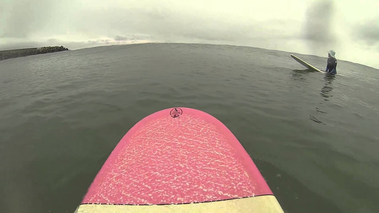 Gopro Longboard Surfing - YouTube