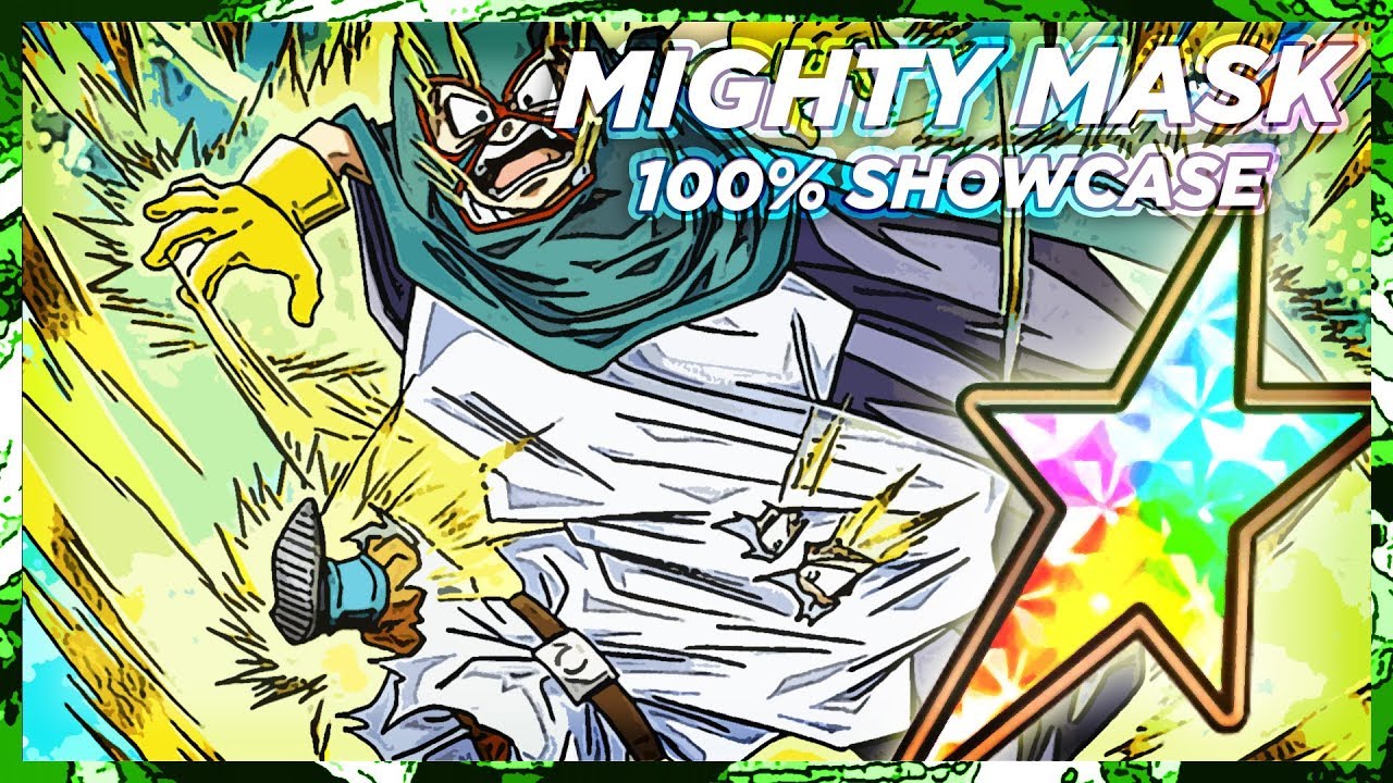 STRONGEST SUPER STRIKE CARD! 100% Mighty Mask Showcase | DBZ Dokkan ...