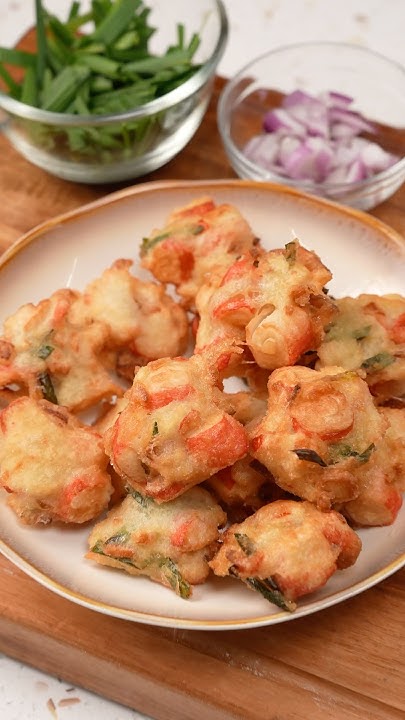 Resepi Cucur Crab Stick by Che Sayang Kitchen - YouTube