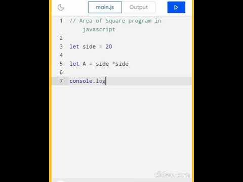 Square program| #shortsvideo #programmer #coding #youtubeshorts #programmer #javascript # ...