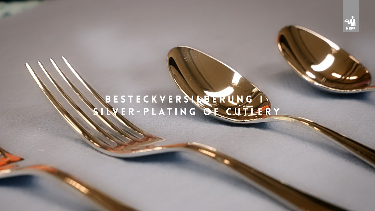HEPP Silver plating of cutlery I Besteckversilberung - YouTube