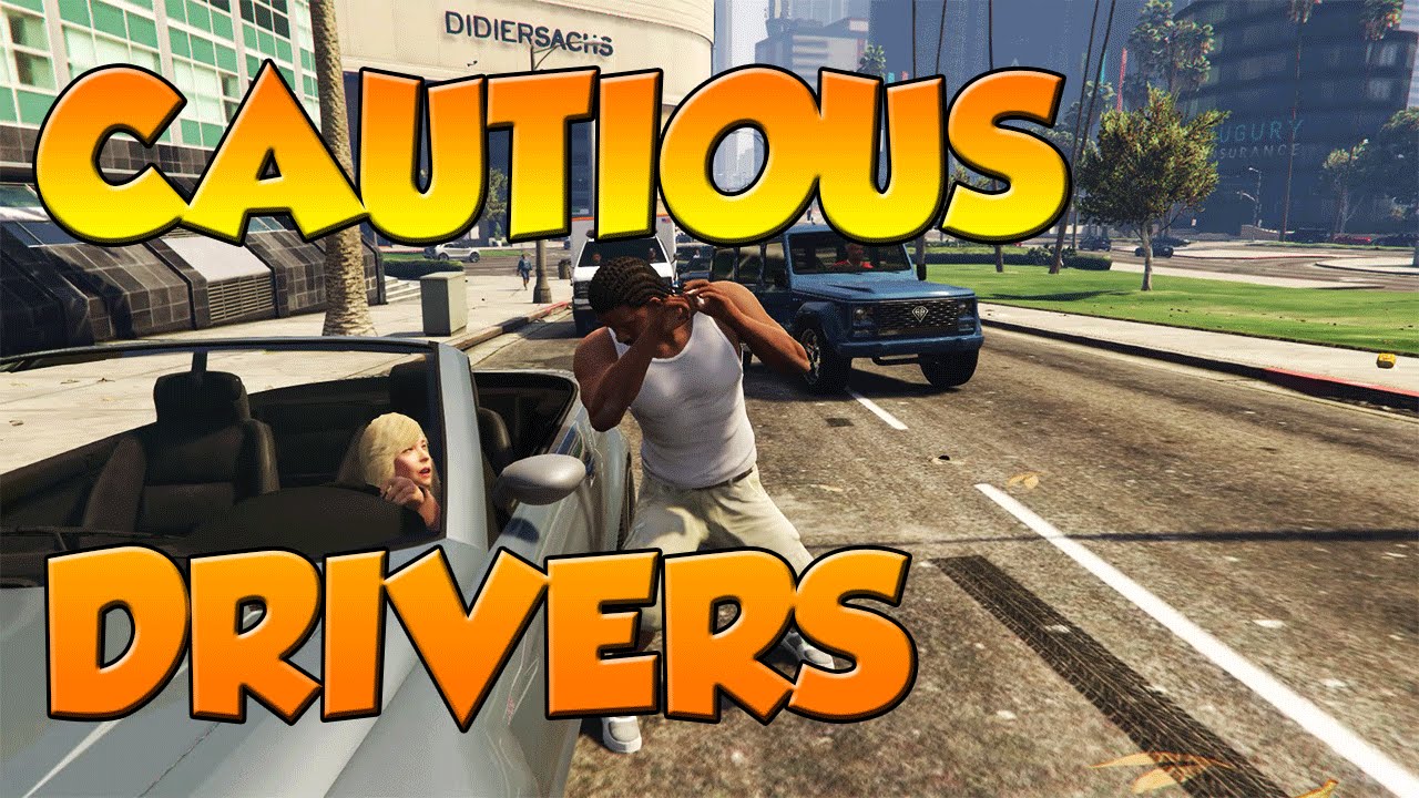 GTA 5 PC MODS - CAUTIOUS DRIVERS - YouTube