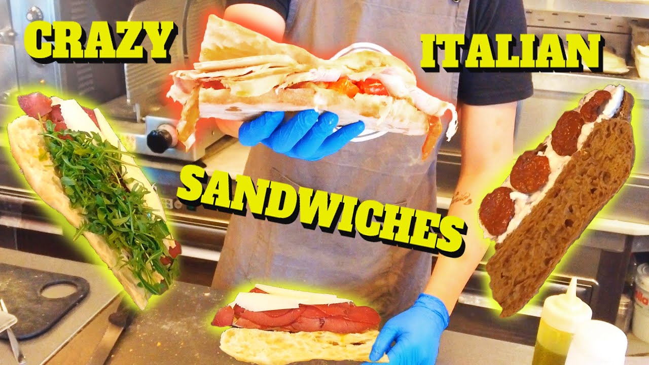 Epic Italian Street Food 2022 - HIGHEST RATED PANINI IN ROME - 200 ...