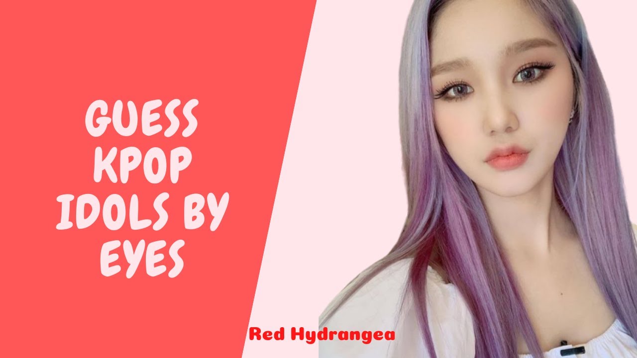 Kpop Game Guess Kpop Idols By Eyes π Youtube