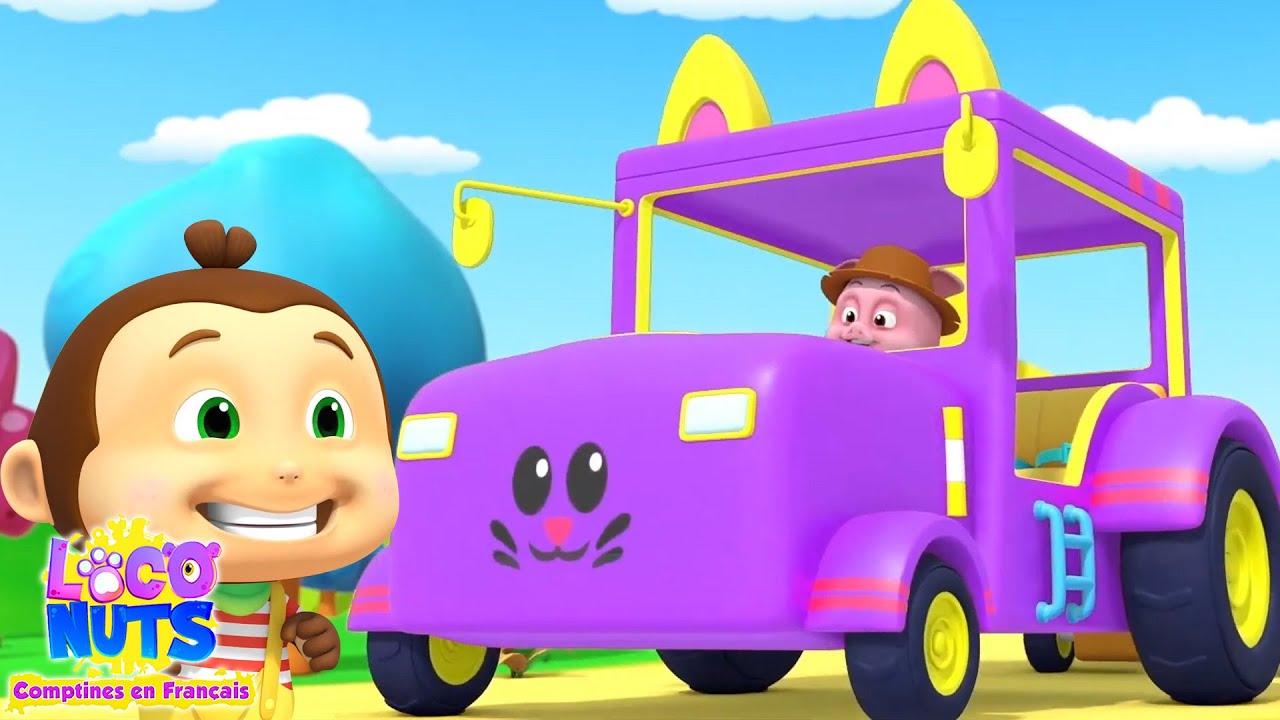 Roues Sur le Tracteur,Si tu es Heureux et tu le Sais + Chansons en ...