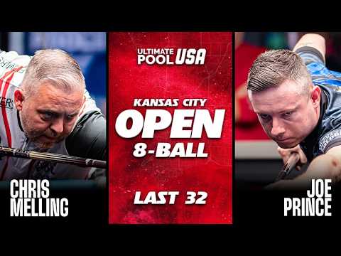 Chris Melling vs Joe Prince | Last 32 | Kansas City 8-Ball Open 2026