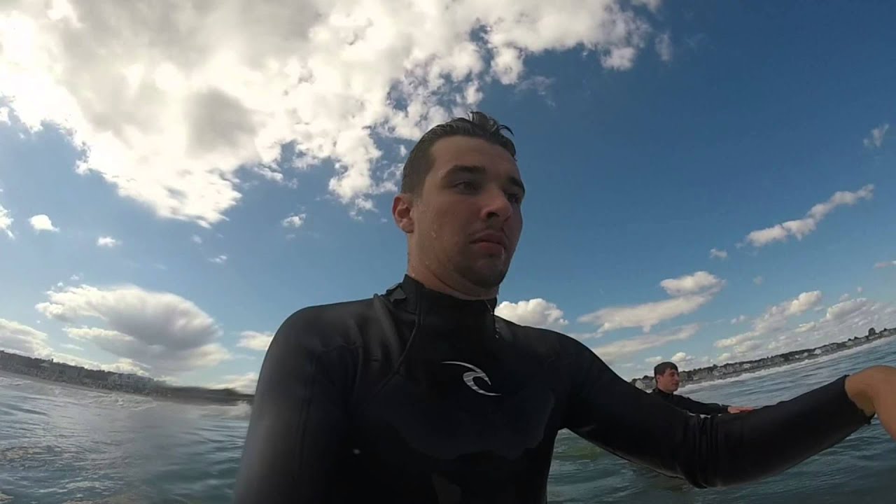 A day of surf with a tall man - YouTube