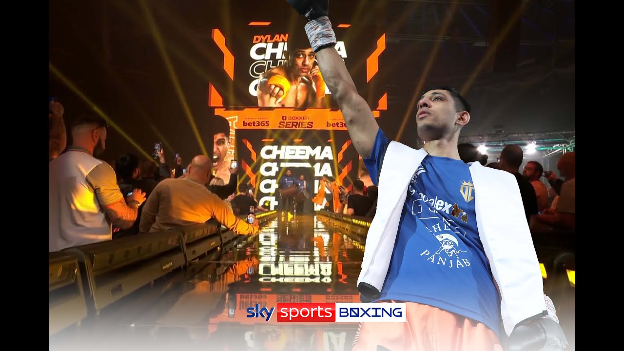 PUNJABI RAZZMATAZZ! 🥁 | Dylan Cheema's SPECTACULAR Boxxer Series ring ...