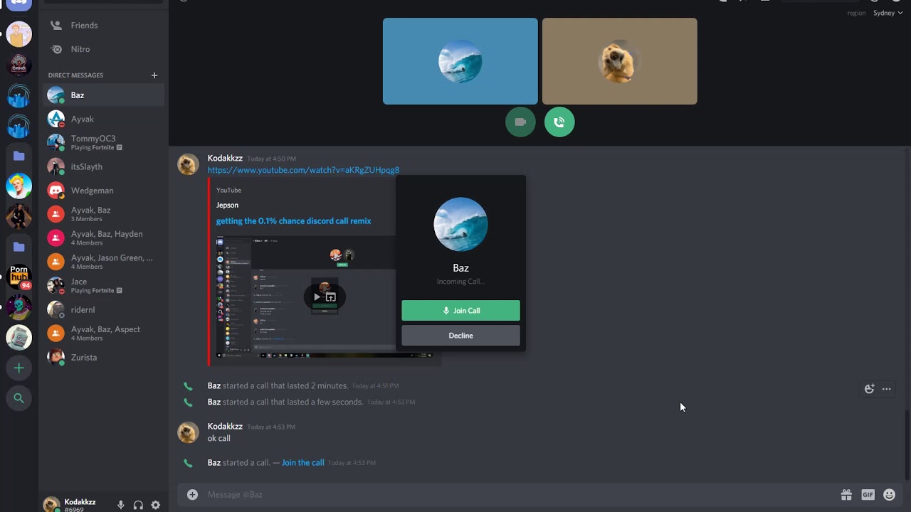 rare discord ringtone sound (0.1%) - YouTube