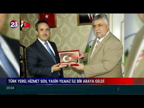 TÜRK YEREL HİZMET SEN ELAZIĞ ŞUBESİ ÜYELERİ YURTBAŞI BELEDİYE BAŞKANI  YILMAZ İLE BİR ARAYA GELDİ