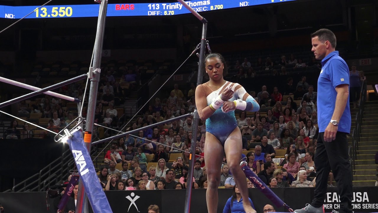 Margzetta Frazier - Uneven Bars - 2018 U.S. Gymnastics Championships ...
