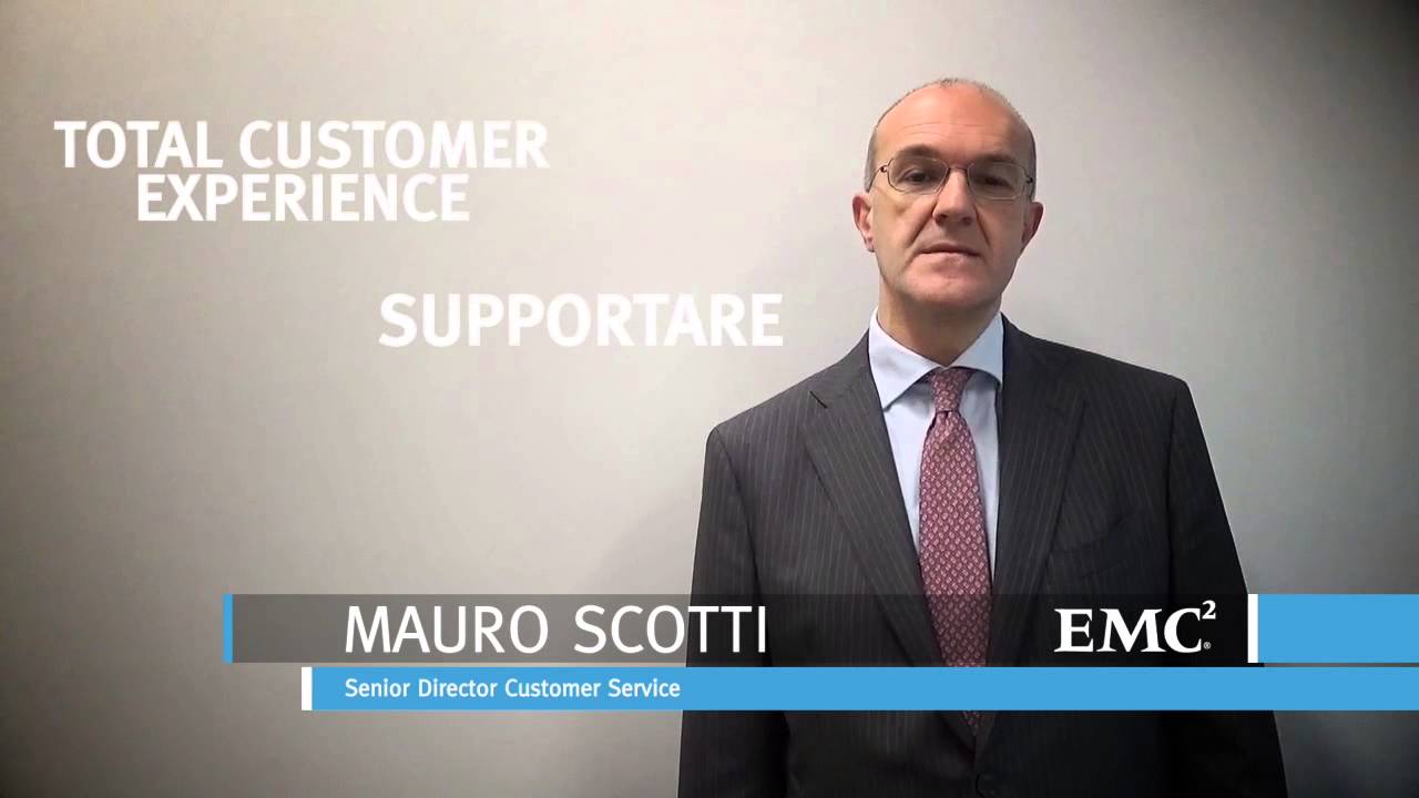 Mauro Scotti Senior Director Customer Service di EMC Italia - YouTube