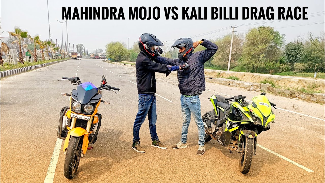 Pulsar R.S VS Mahindra MOJO DRAG RACE 🔥 🔥 - YouTube