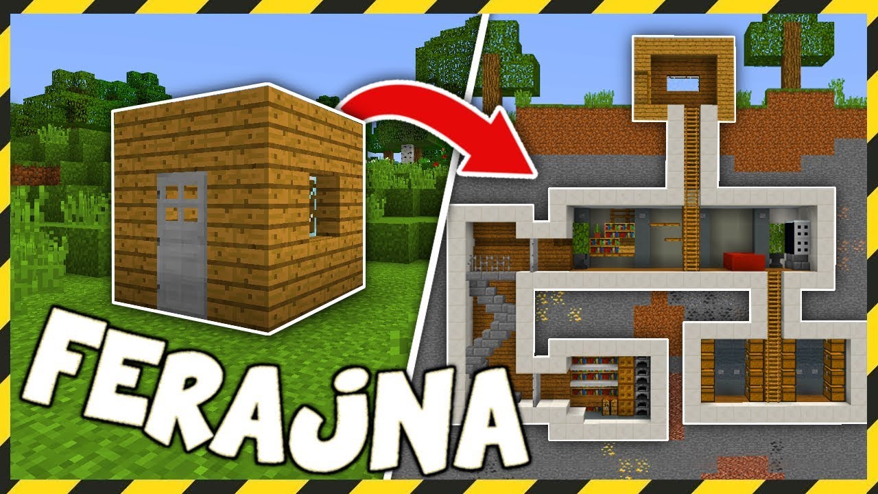 Minecraft FERAJNA: PODZIEMNA BAZA! - YouTube