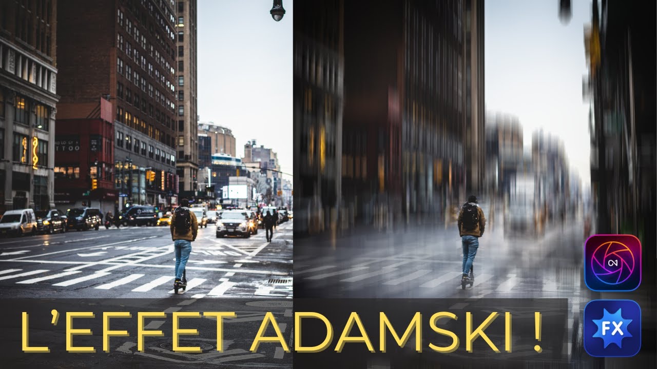 CRÉER facilement l'EFFET ADAMSKI | On1 Photo Raw 😎 - YouTube