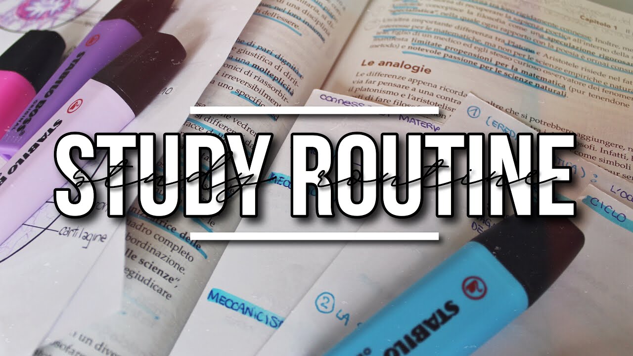my study routine || BACK TO SCHOOL 2019 - YouTube