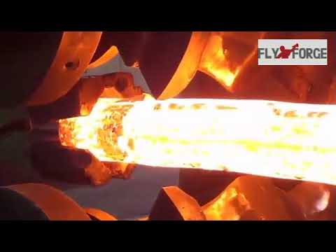How a crank shaft is forged, Forged crankshaft process - YouTube