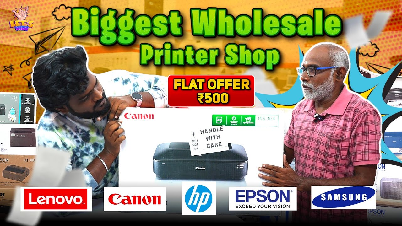 மதுரையின் மாபெரும் Printers கடல்‼️ ரூ.2500-க்கு Printer-ஆ⁉️ Madurai ...