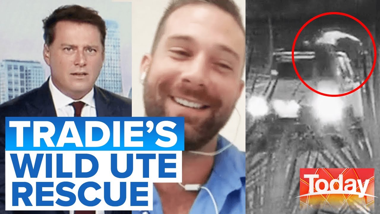 Hosts speechless over Ninja Warrior's wild ute rescue | Today Show ...