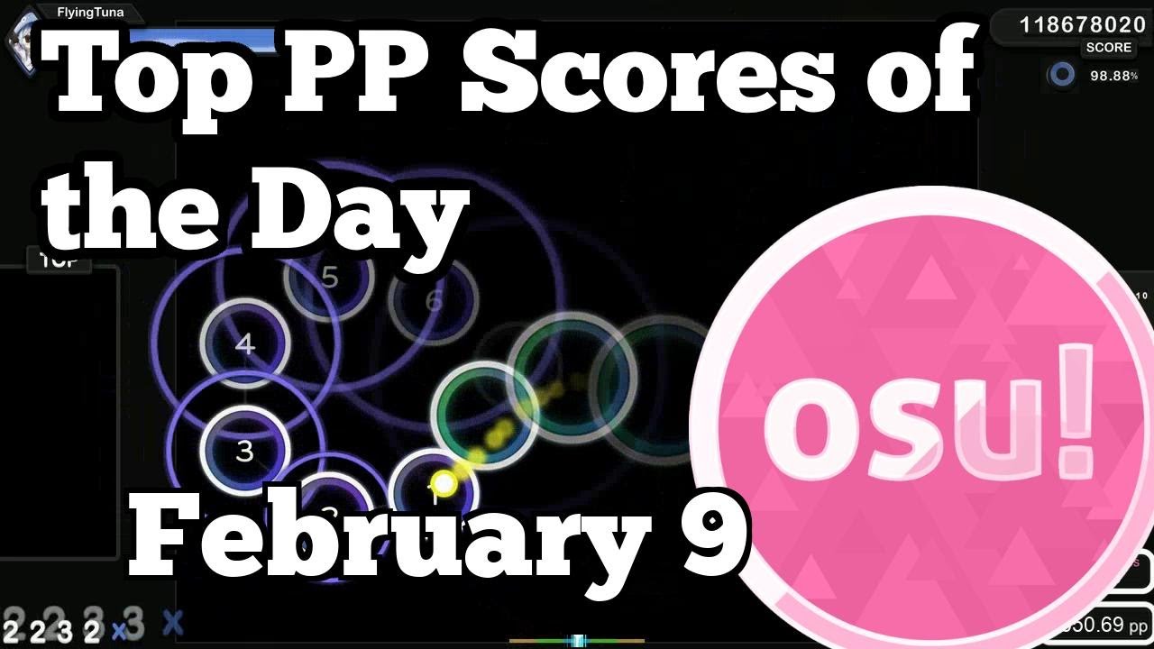 [osu!] Top Ranked PP Plays of February 10 | Crezz, rudj, clout_chaser02 ...