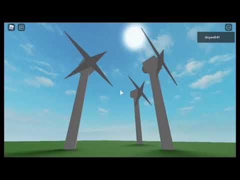 wind turbine in Roblox studio - YouTube