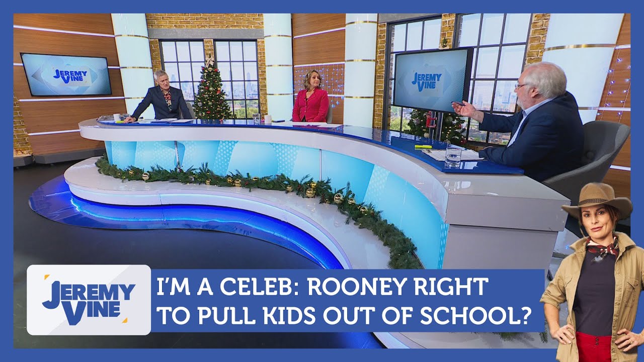 I'm A Celeb: Rooney right to pull kids out of school? Feat. Mike Parry ...