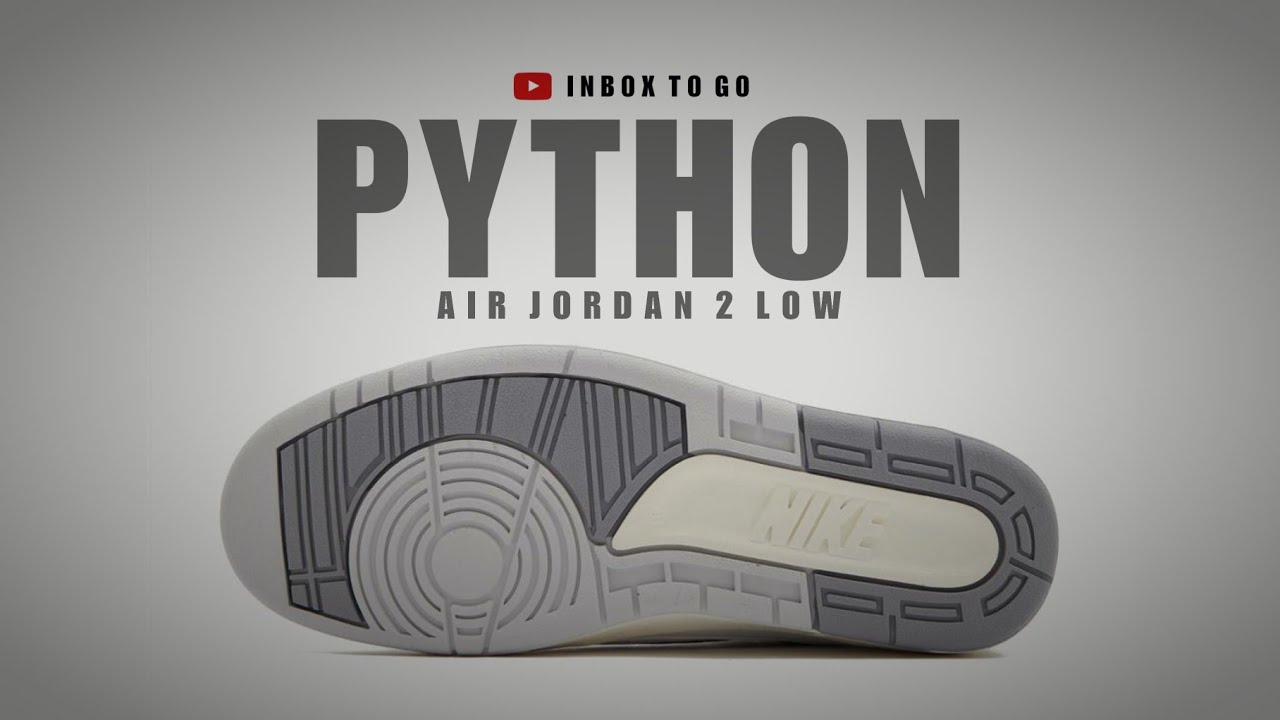 PYTHON LOW-CUT 2024 Air Jordan 2 Low OFFICIAL LOOK AND RELEASE ...