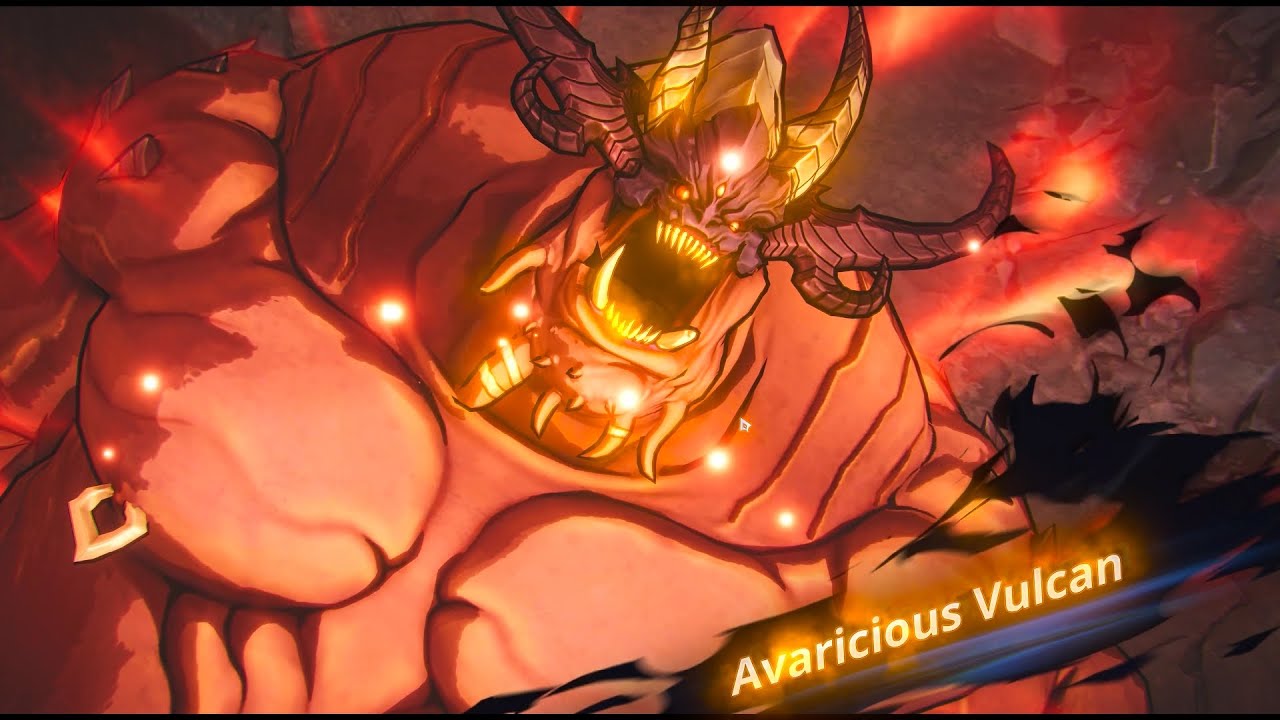 Avaricious Vulcan Boss Battle | Solo Leveling: Arise - YouTube