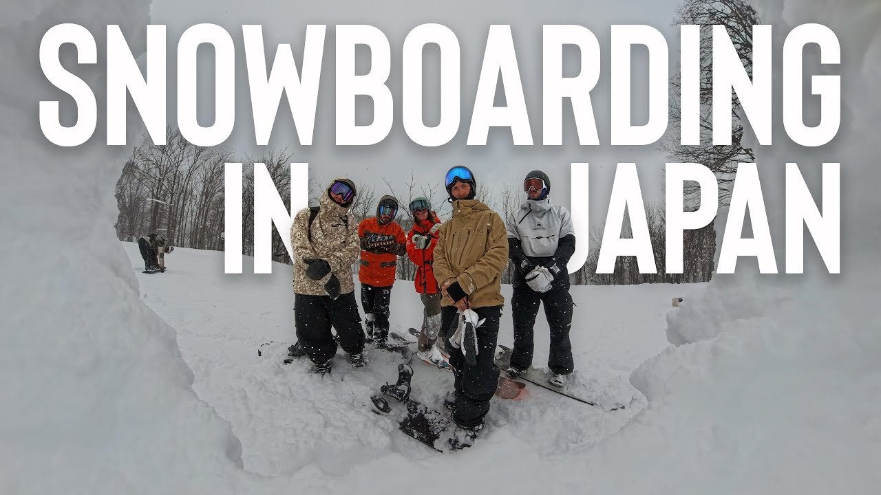 Snowboarding INSANE Powder in Japan - Niseko United - YouTube