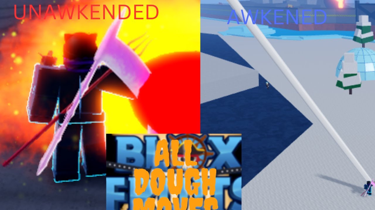 All dough moves awakened and unawakned - YouTube