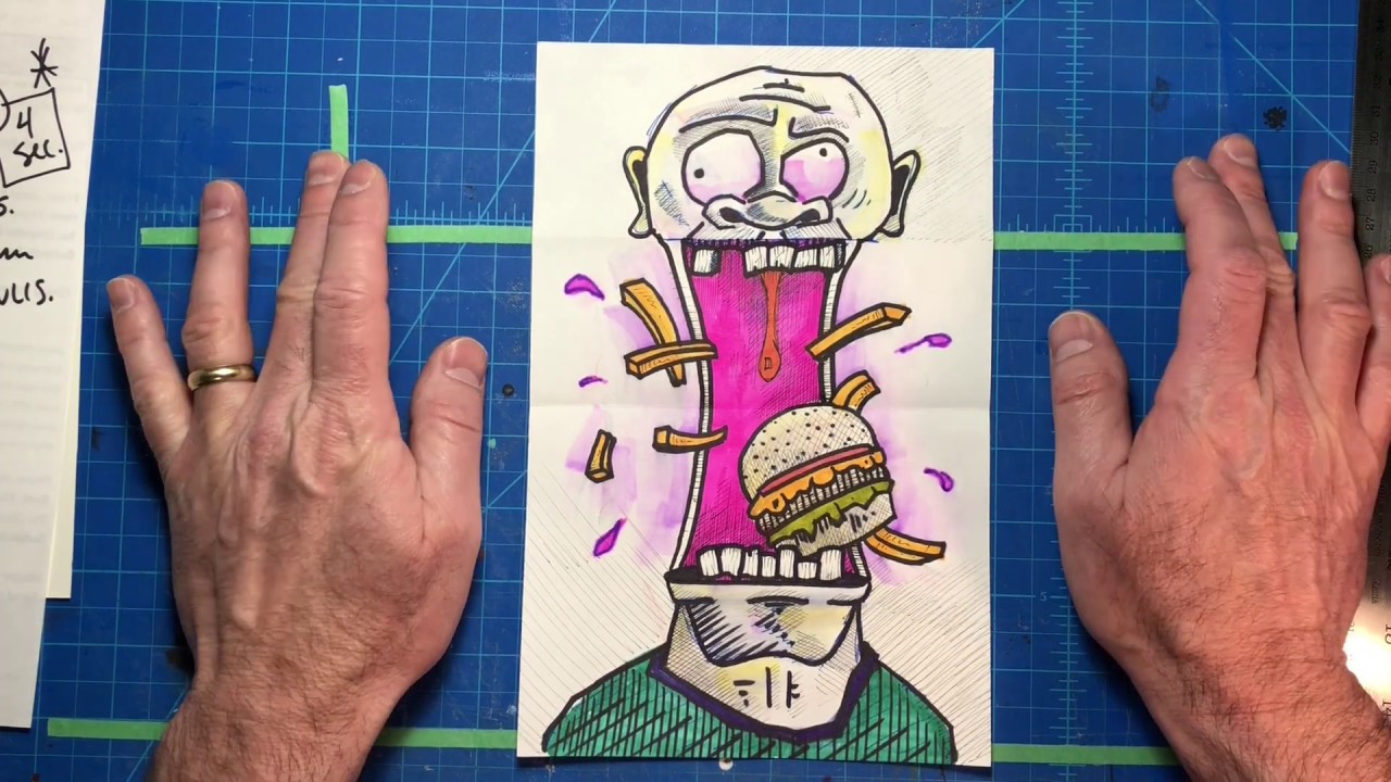Art 231 Transformation Assignment 2: Ben Avlis Drawing Copy - YouTube