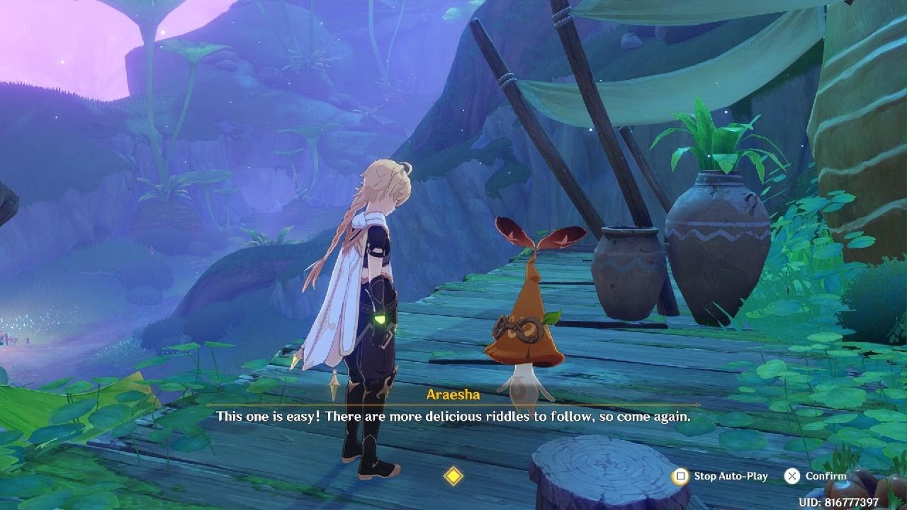 AREASHA'S RIDDLE Genshin Impact - YouTube