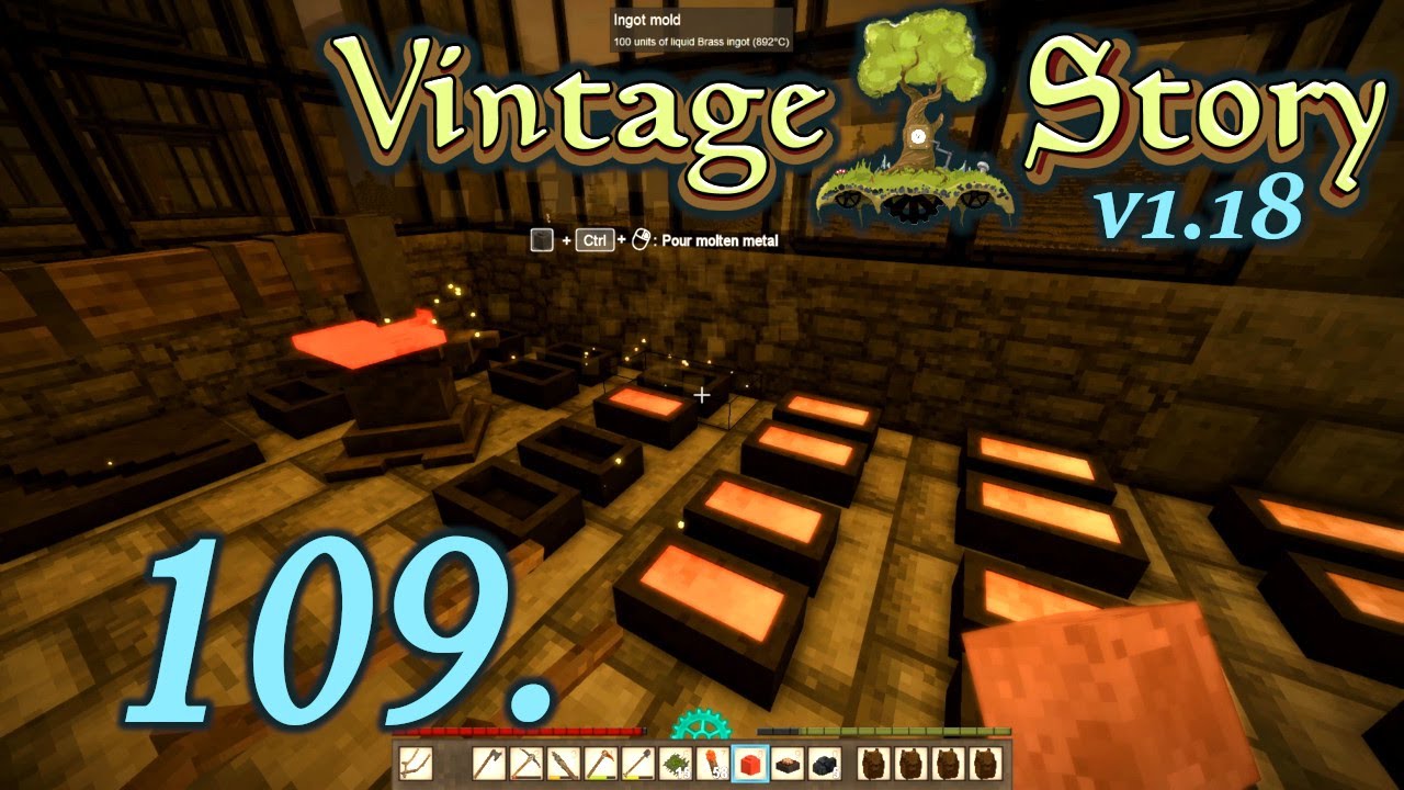 Working The Brass - Let's Play Vintage Story 1.18 Part 109 - YouTube