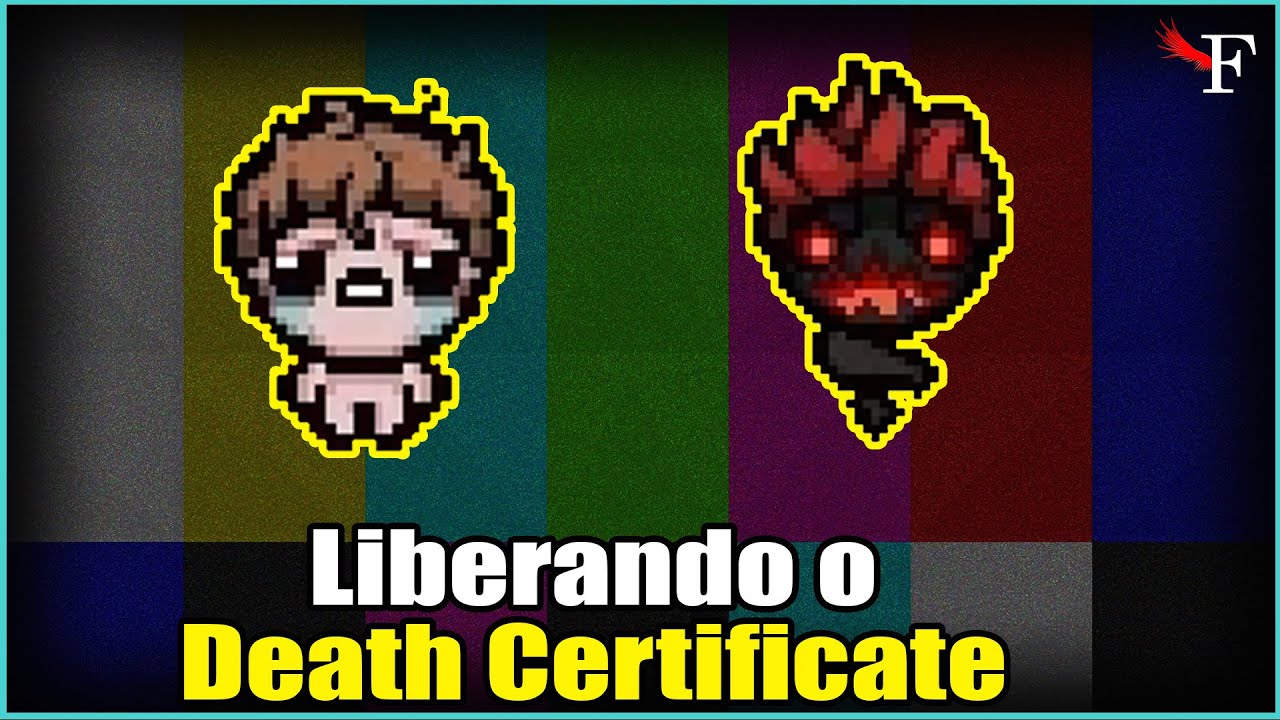 A RUN QUE LIBEREI O DEATH CERTIFICATE - THE BINDING OF ISAAC REPENTANCE ...