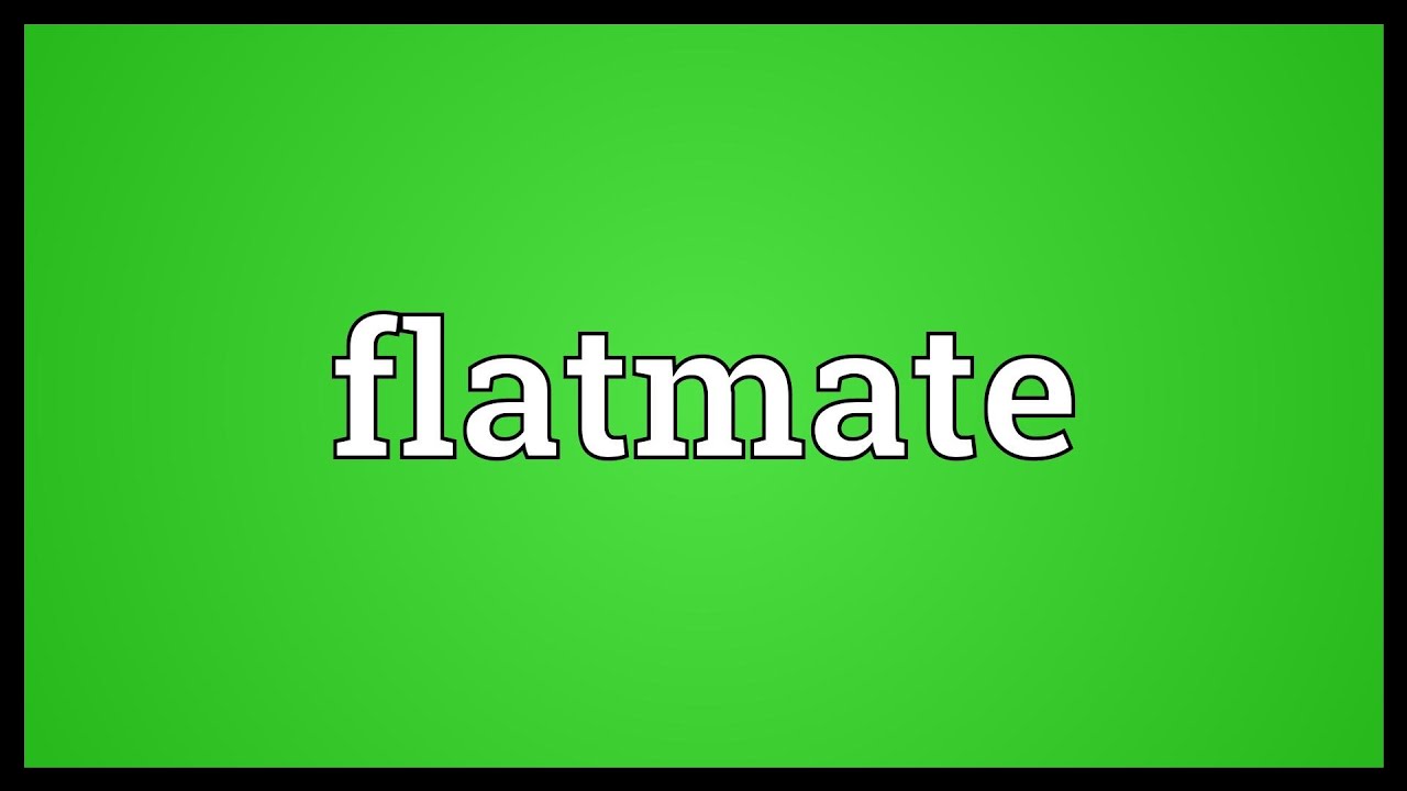 Flatmate Meaning - YouTube