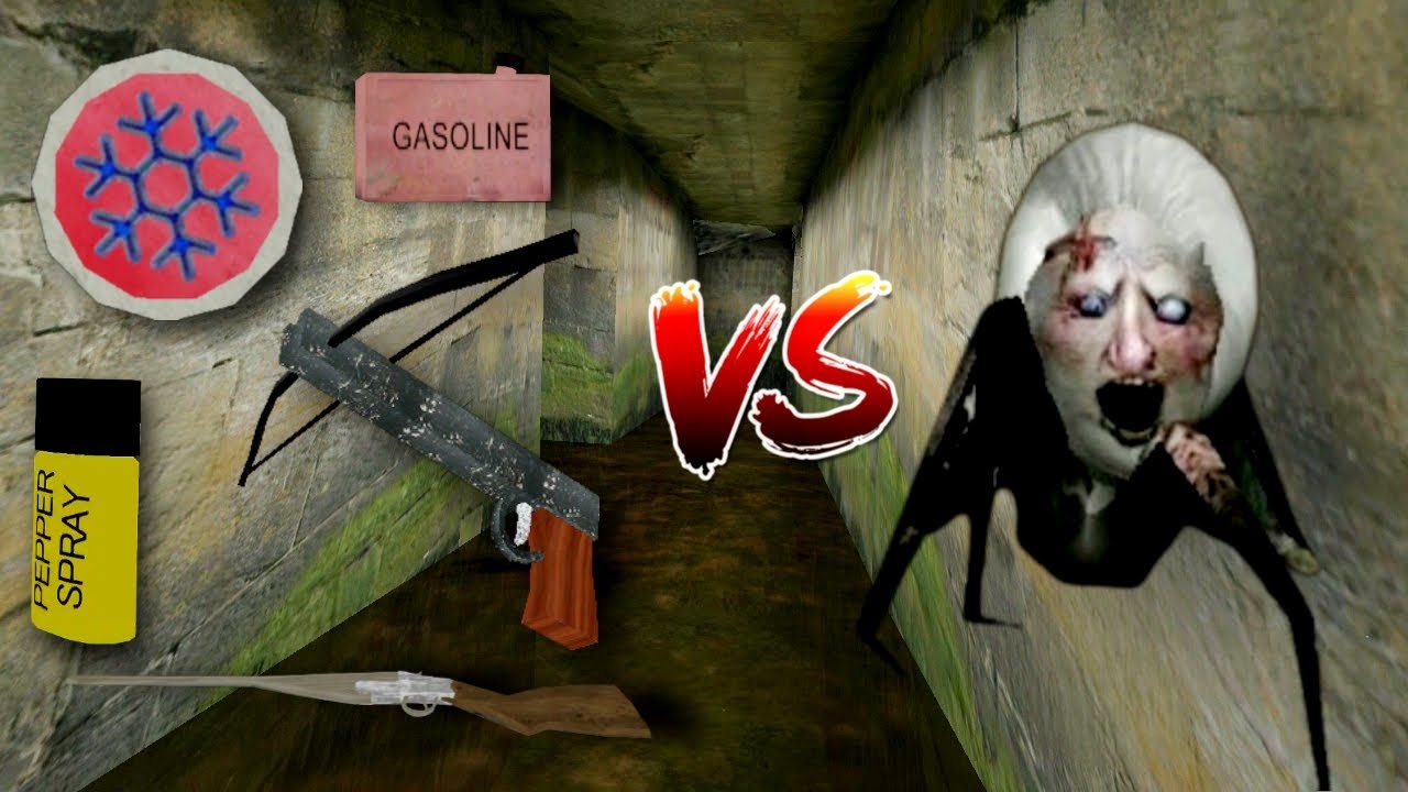 Angelina Spider (Slendrina Mom) Vs All Weapons - YouTube