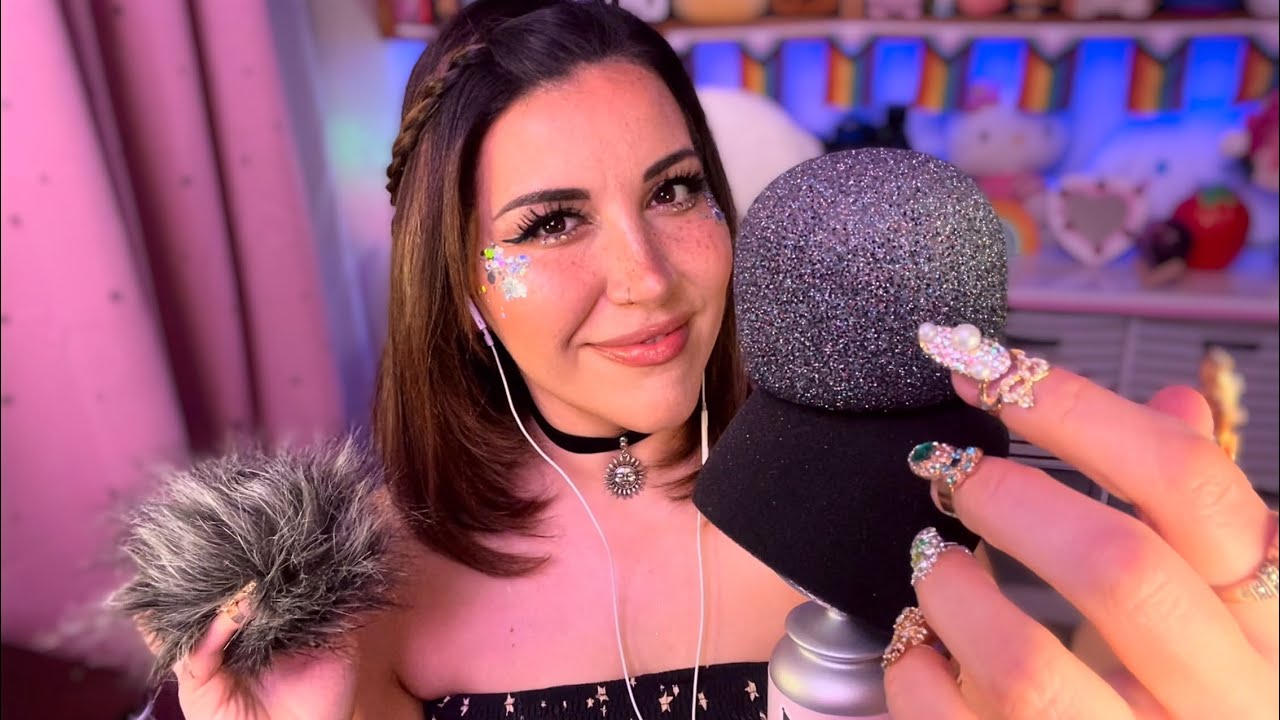 ASMR - stacking 5 covers on my mic - YouTube
