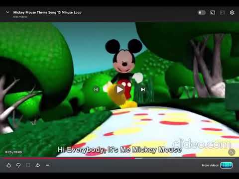 mickey mouse intro song for 7 seconds cause it got copyrighted