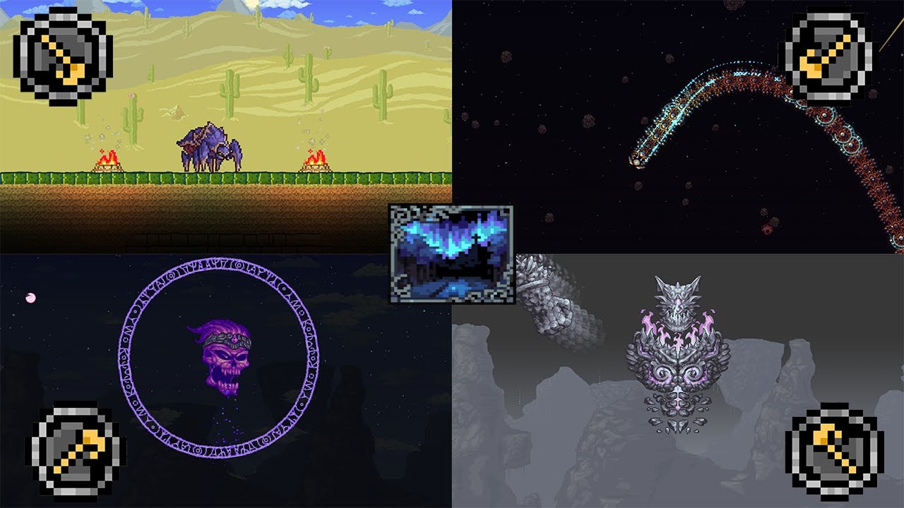 Terraria: Spirit Mod - Summoning Class VS All Bosses (Master Mode ...